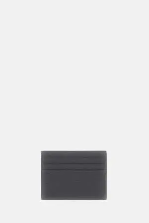 Thom Browne Single Card Holder Soft Pebble Grain Leather - Multicolor