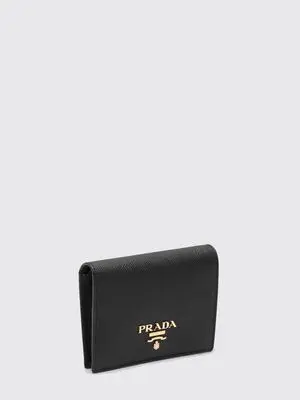 Prada Saffiano Leather Wallet - Black