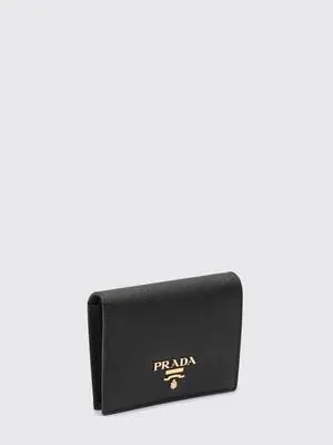 Prada Saffiano Leather Wallet - Black