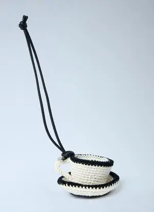 JW Anderson Crochet Charm - White