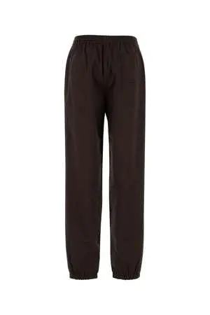 Miu Miu Chocolate Twill Joggers