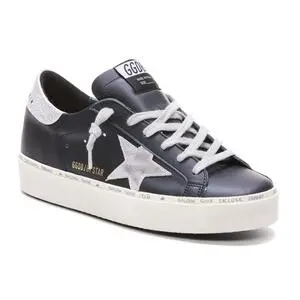 GOLDEN GOOSE Hi Star Sneakers - Black