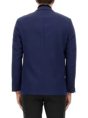 BOSS Double-breasted Wool Blazer