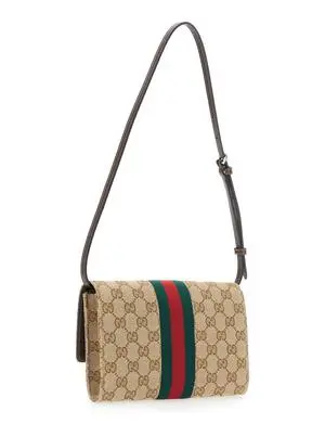 Gucci Gg Canvas Shoulder Bag - Multicolor