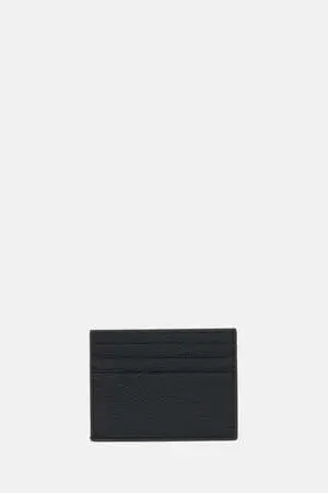Thom Browne Single Card Holder Soft Pebble Grain Leather