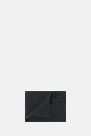 Thom Browne Single Card Holder Soft Pebble Grain Leather - Multicolor