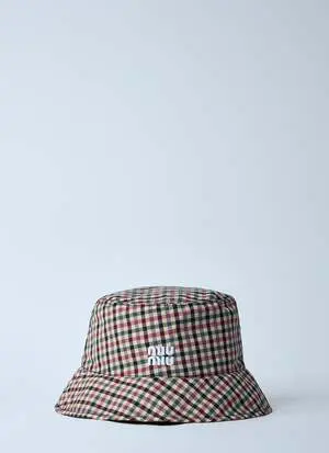 Miu Miu Vichy Bucket Hat