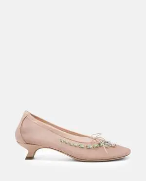 Simone Rocha Mesh Ballerina Heel - Multicolor