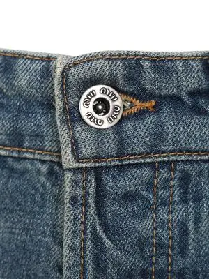Miu Miu Five-pocket Denim Trousers - Blue