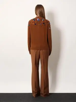 Fendi Wool And Cashmere Cardigan - Multicolor