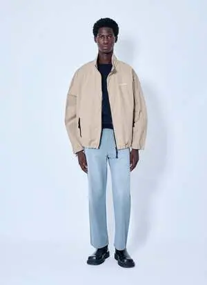 Miu Miu Garment-dyed Twill Pants