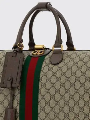 Gucci Savoy Gg Fabric Duffle Bag