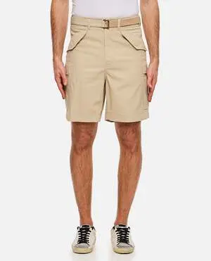 Sacai Cotton Twill Cargo Shorts - Multicolor