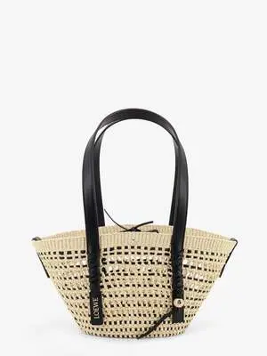 Loewe Paula's Ibiza -braid Basket Small Iraca Palm Leaf Shoulder Bag - Multicolor