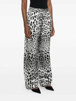 Dolce & Gabbana Leopard Print Palazzo Pants