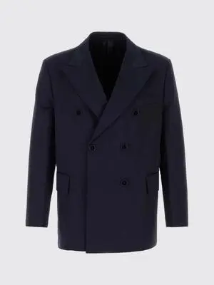 Prada Cotton Double-breasted Blazer - Blue