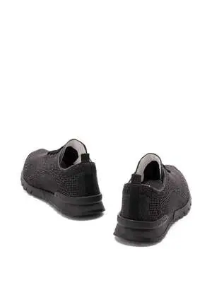 Kiton Lace-up Sneakers - Black
