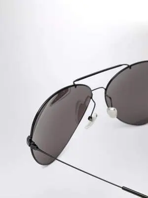 Gucci Pilot Metal Sunglasses