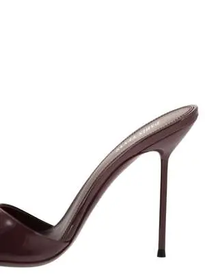 Paris Texas Lidia Patent Leather Stiletto Mule Sandals - Multicolor