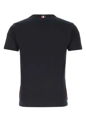 Thom Browne Midnight Cotton T-shirt - Blue