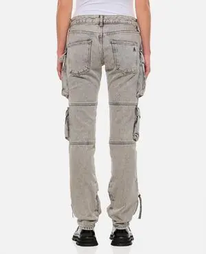 Attico Essie Denim Cargo Pants - Multicolor