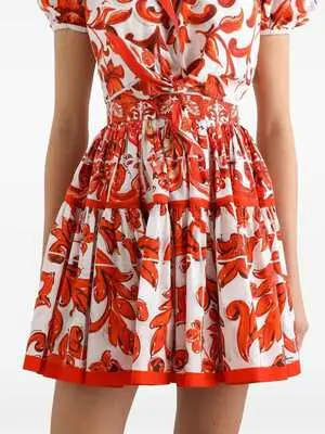 Dolce & Gabbana Poplin Skirt