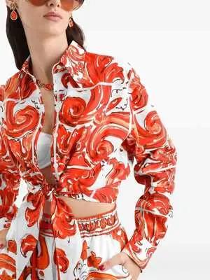 Dolce & Gabbana Majolica Print Shirt