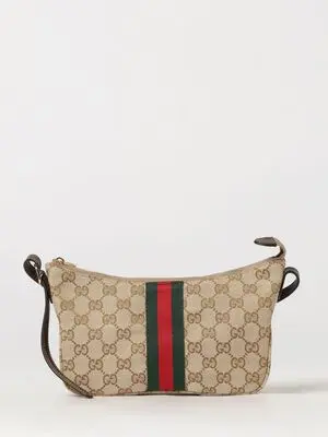 Gucci Monogrammed Lamb Bag - Cream