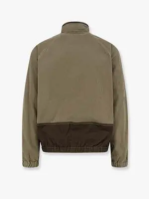 Stone Island Organic Cotton Jacket With Nylon Hood
