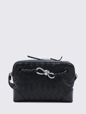 Bottega Veneta Andiamo Bag In Intrecciato Leather - Black