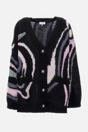 Emilio Pucci Mohair Blend Cardigan - Multicolor