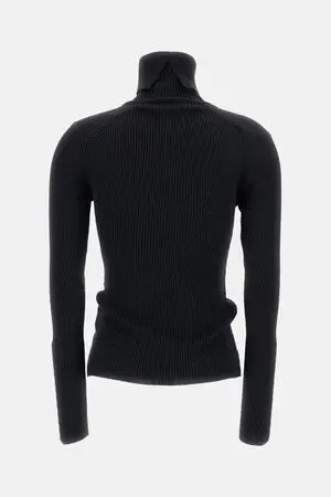 Junya Watanabe Stretch Wool Turtleneck Sweater - Multicolor