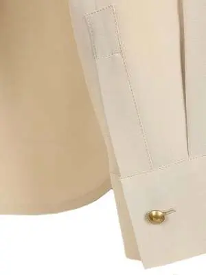 Max Mara Shirt With Scarf - Cream