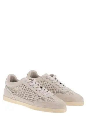 Kiton Perforated Calfskin Sneakers