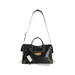 Balenciaga Goat Skin Tote Bag - Black