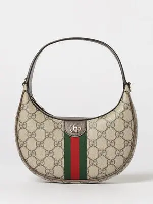 Gucci Small Ophidia Shoulder Bag - Cream