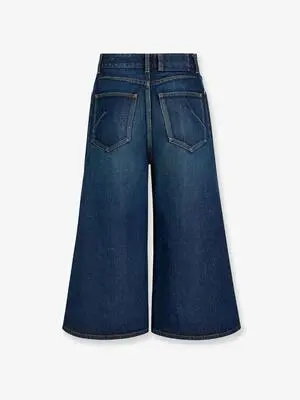 Alaïa Blue Denim Bermuda Shorts