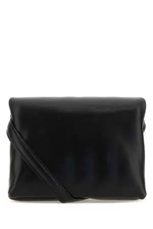 Marni Leather Mini Prisma Clutch - Black