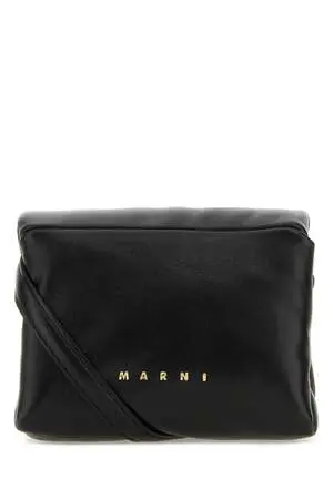 Marni Leather Mini Prisma Clutch