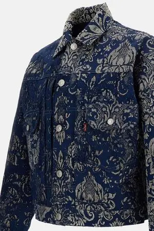 Junya Watanabe Watanabe X Levi's Damask Trucker Jacket - Multicolor