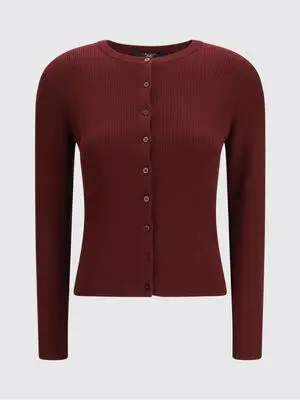 Max Mara Basic Viscose Cardigan - Red