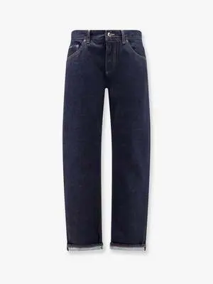 Dolce & Gabbana Classic Jeans With Logo Embroidery - Multicolor