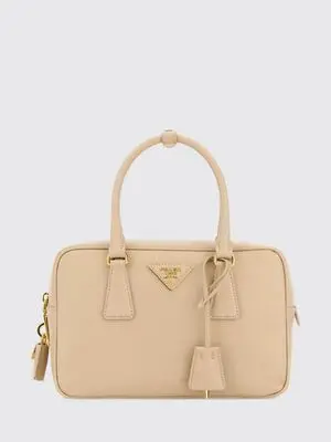 Prada Textured Leather Bag - Brown