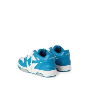 Off-White Paneled Low-top Sneakers - Blue
