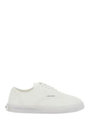 Bottega Veneta Serenawhite Sneakers With Logo Lettering On The Tongue And Intreccio Motif In Leather For - Multicolor