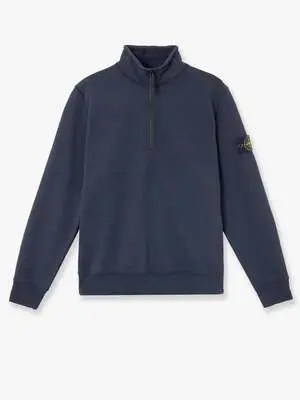 Stone Island Stone Island Men Cotton Sweatshirt With Side Logo Patch Multicolor