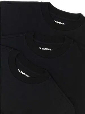 JIL SANDER Cotton T-shirt Set - Black