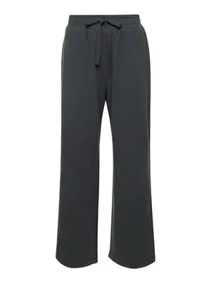 Dolce & Gabbana Grey Joggers In Cotton - Multicolor