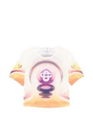 Casablanca Graphic Print T-shirt - Multicolor