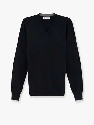 Brunello Cucinelli Cashmere Sweater - Black